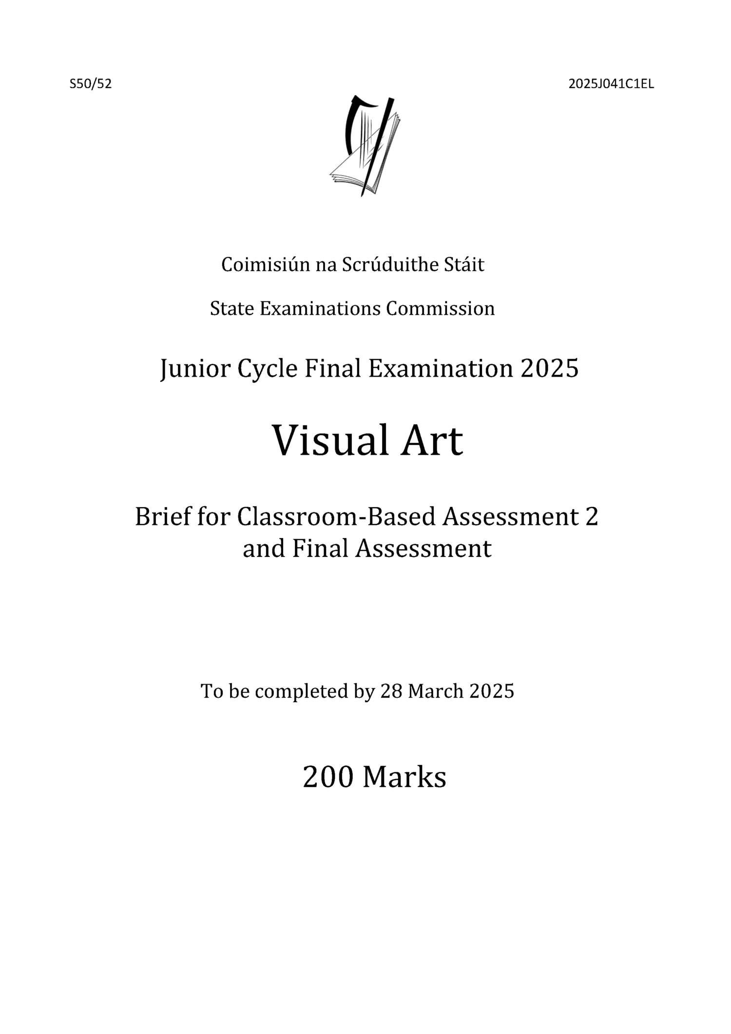 Important Announcement: 2024/25 Themes and Briefs - Oide