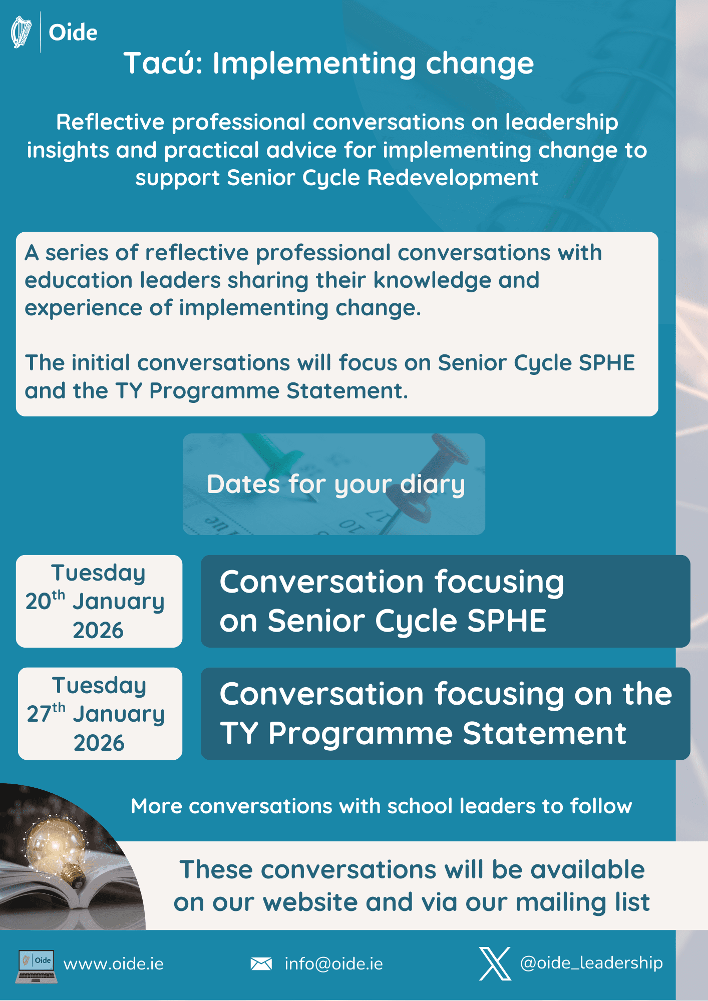 Tacú: Implementing change - Oide